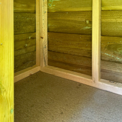 Timber Dog Kennel (Flat Roof) - SteelChief