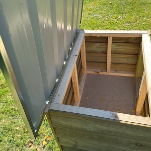 Timber Dog Kennel (Flat Roof) - SteelChief