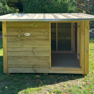 Timber Dog Kennel (Flat Roof) - SteelChief