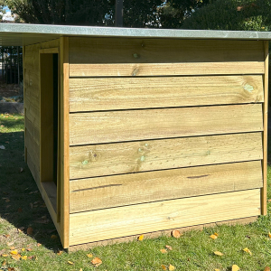 Timber Dog Kennel (Flat Roof) - SteelChief