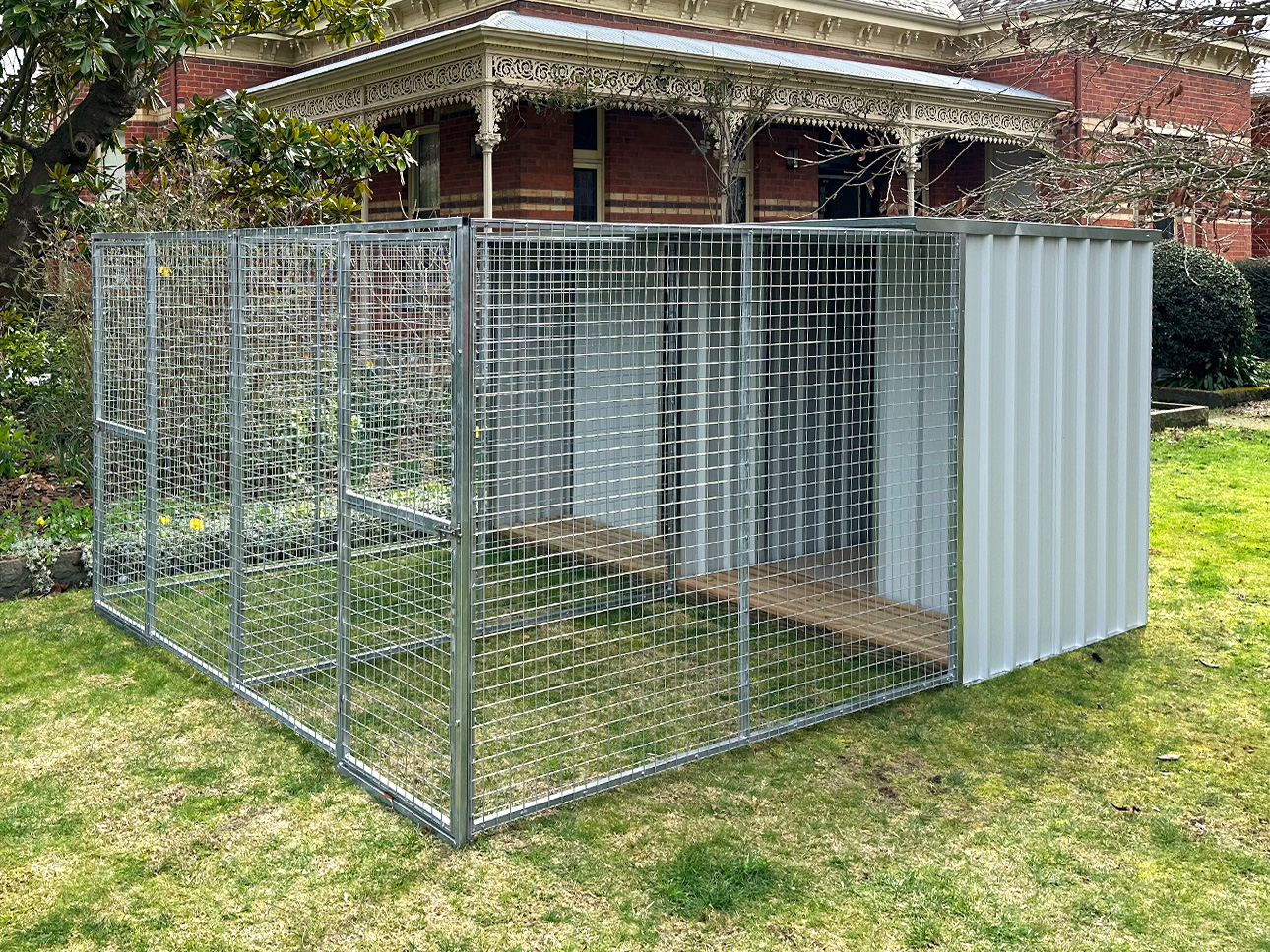 Heavy Duty Dog Pen (Double) - SteelChief