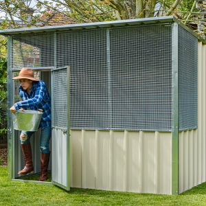 Skillion Roof Aviary - SteelChief