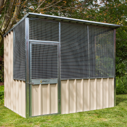 Skillion Roof Aviary - SteelChief