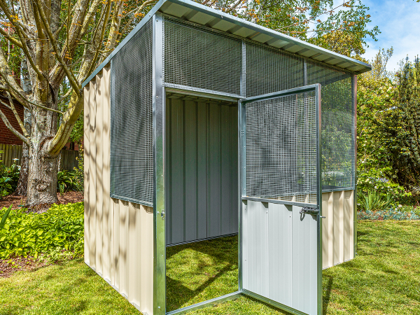 Skillion Roof Aviary - SteelChief