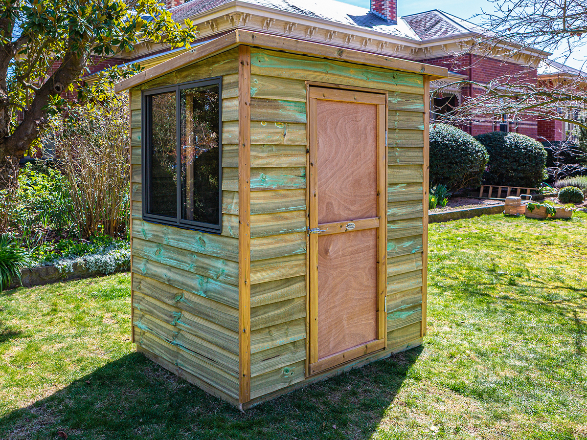 Pine Timber Shed (Skillion) - SteelChief